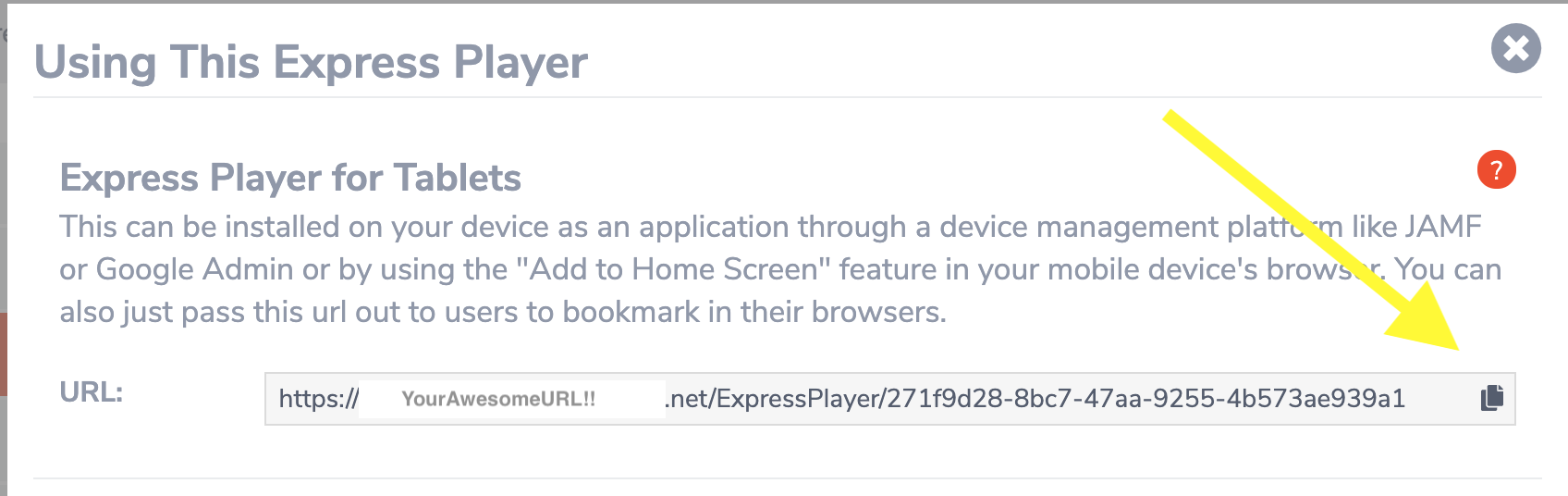 Express Player Setup for Tablets – Carousel Cloud Support Center