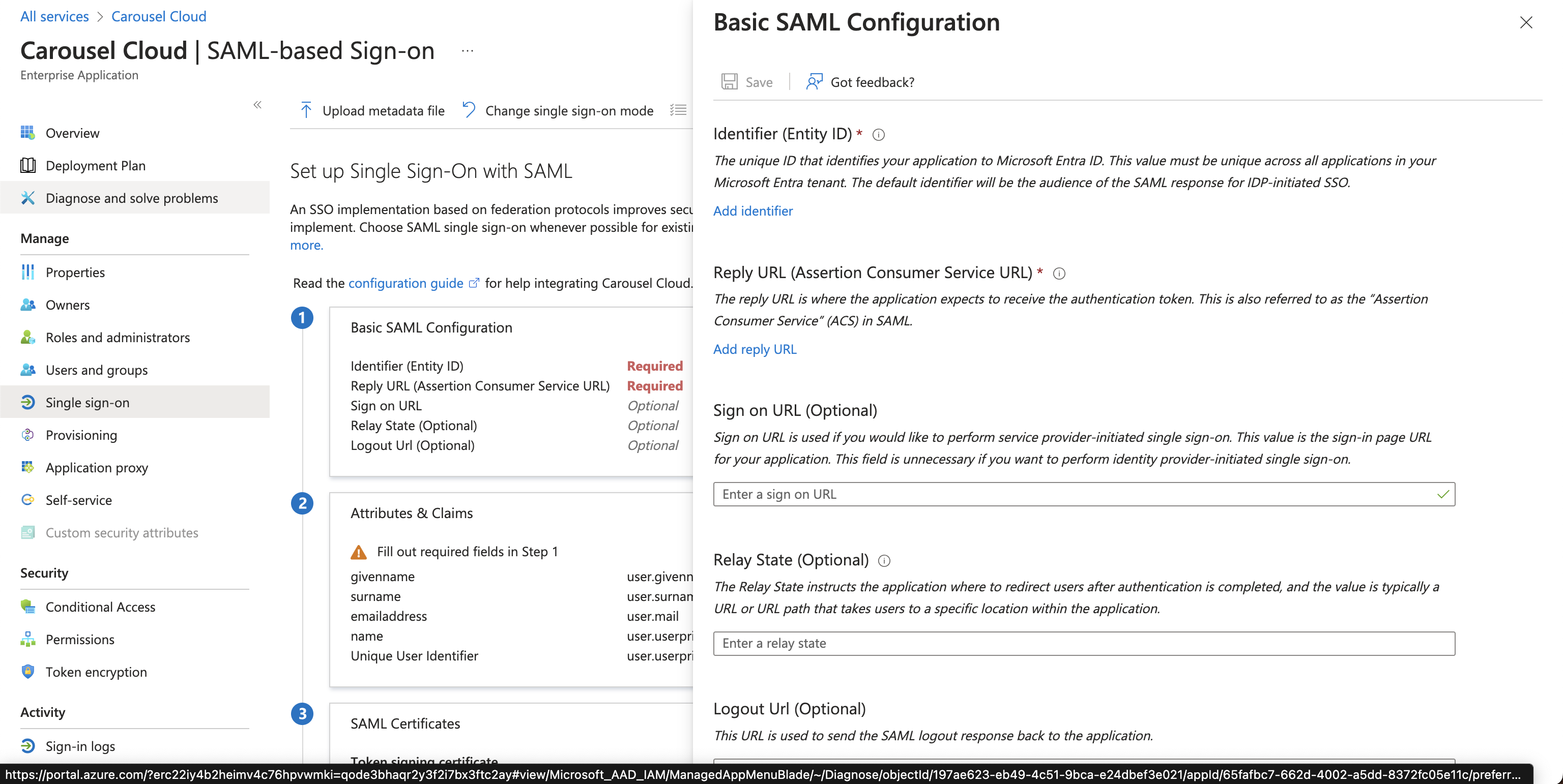 Setting Up Single Sign On with Entra ID and Carousel – Carousel Cloud ...